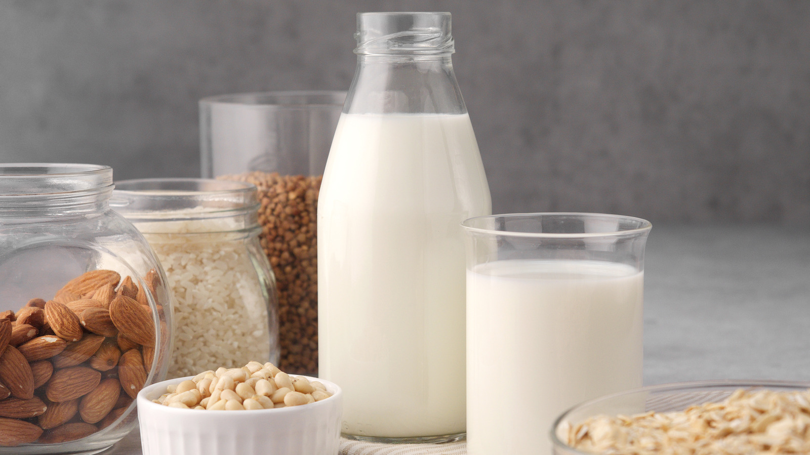 The Non-Dairy Milks You Should Avoid For Baked Goods
