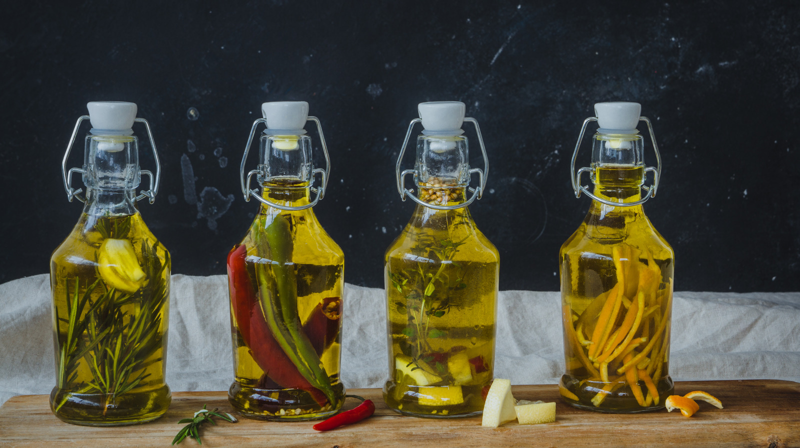 The Oil-Infusion Tip To Make Use Of Your Kitchen Scraps