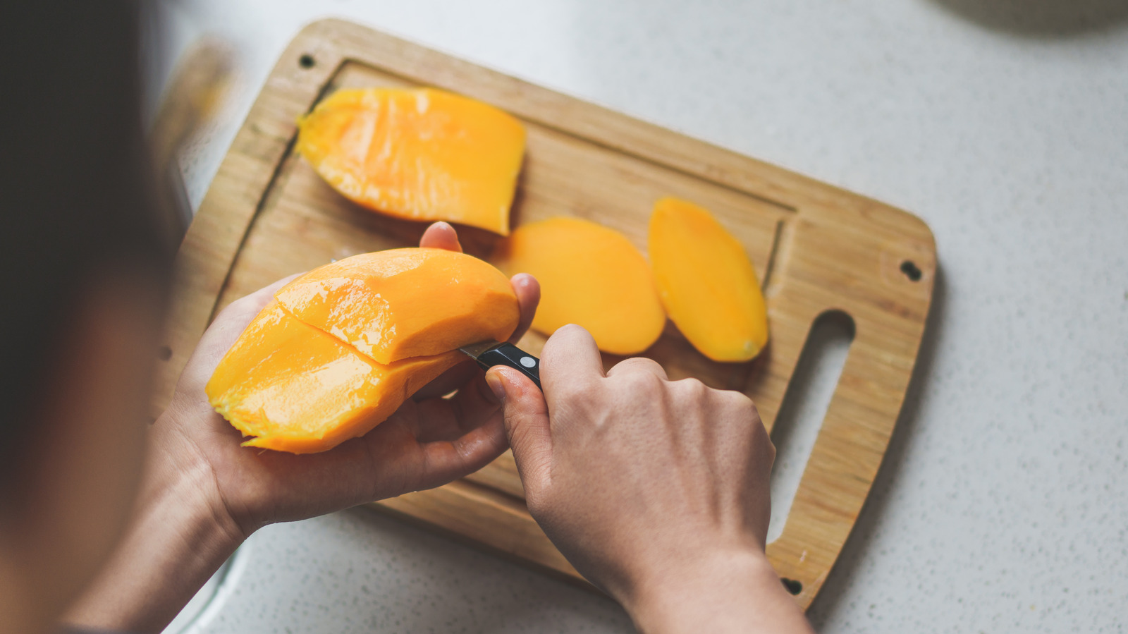 How To Cut Mango Slices