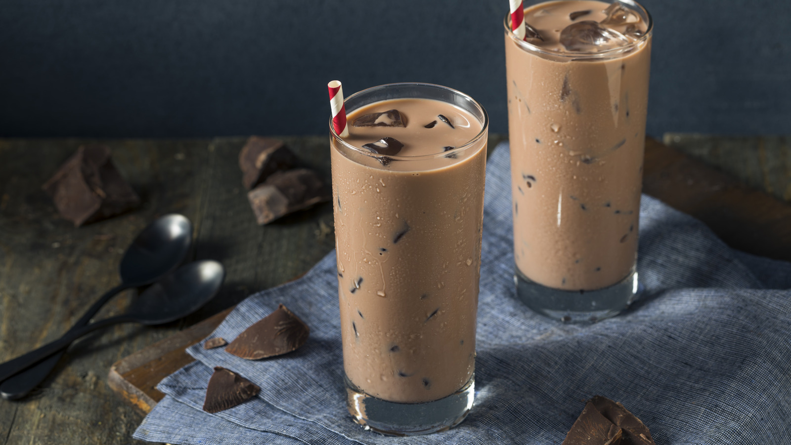 Blend Chocolate Milk With Ice For A Special Treat