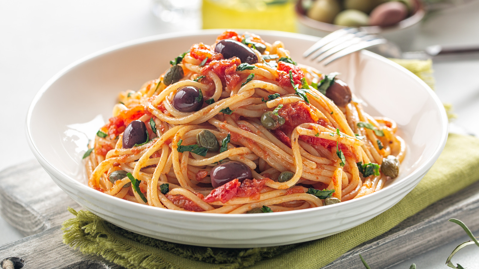 Top Your Pasta With Olives For A Salty Blast Of Flavor