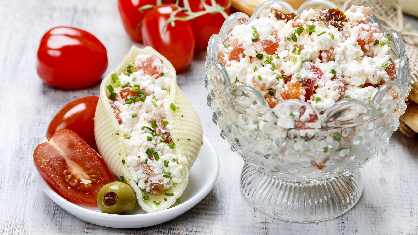 The Simple And Flavorful Way To Combine Pasta Salad And Stuffed Shells