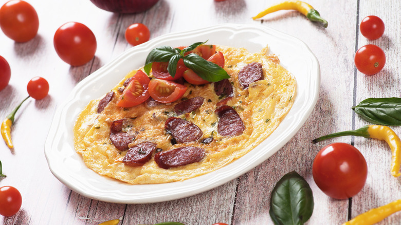 The Staple Breakfast Dish That's Made Better With Pepperoni