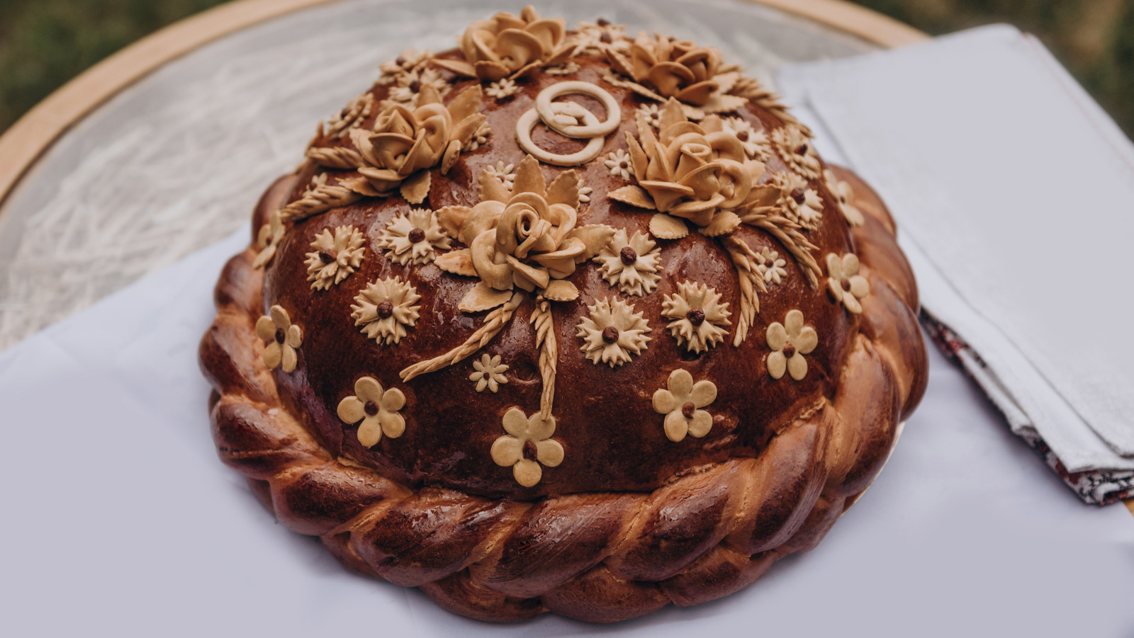 Korovai Bread Is Ukraine's Beautiful Wedding Staple