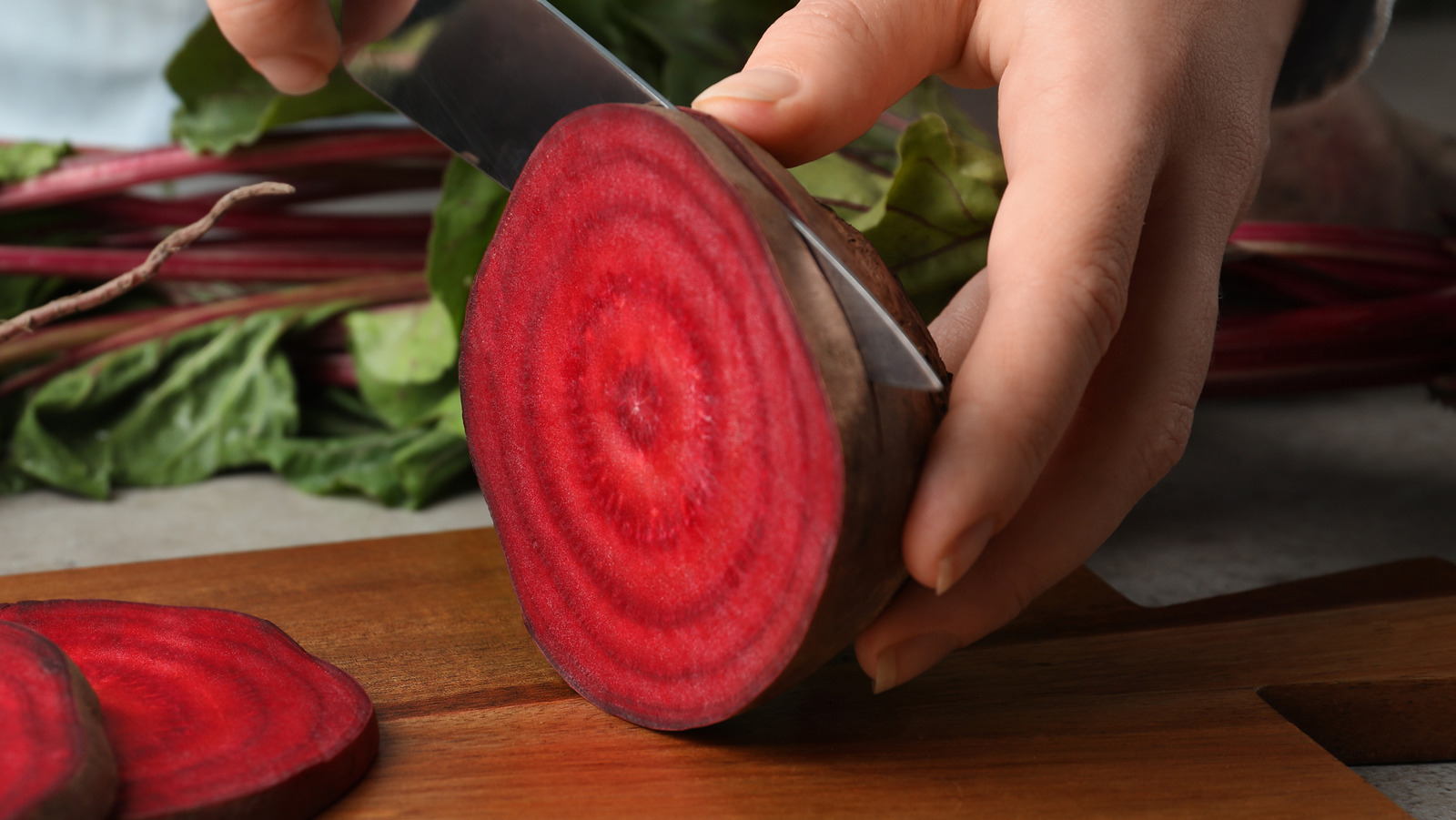 The Trick To Prevent Beets From 'Bleeding' When Cooking