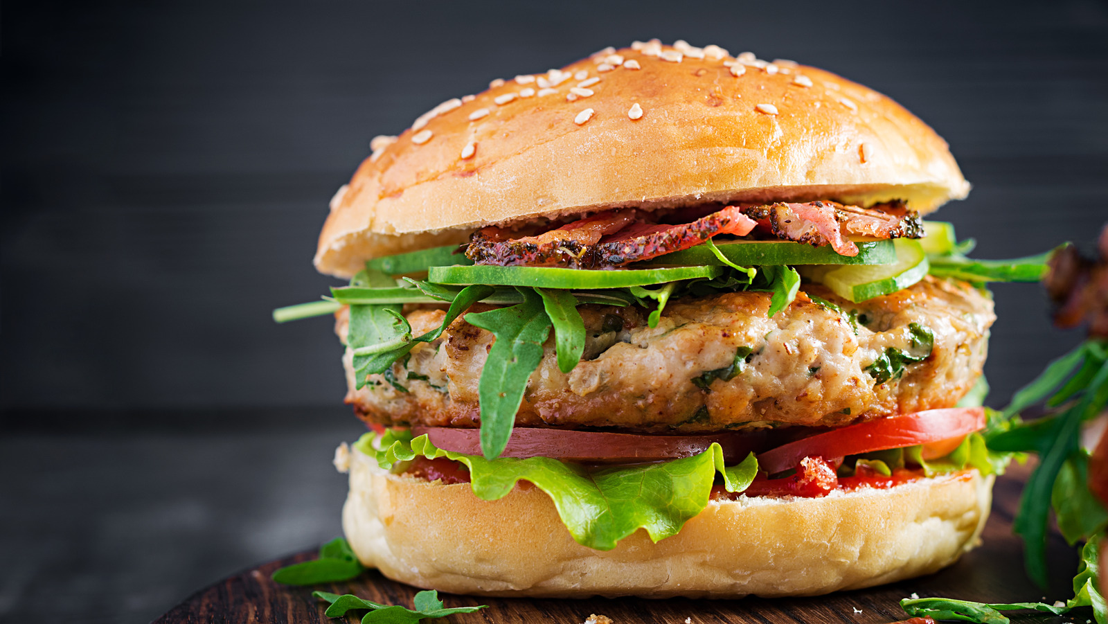 The Unexpected Addition For Juicier Poultry Burgers