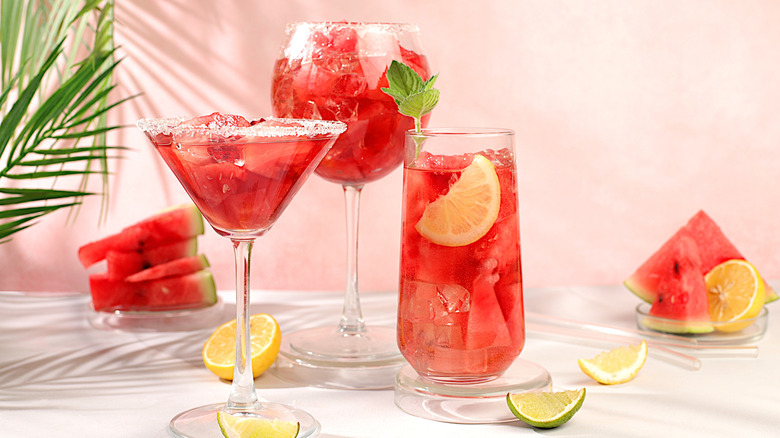 The Easiest Watermelon Cocktail Requires Only 2 Ingredients
