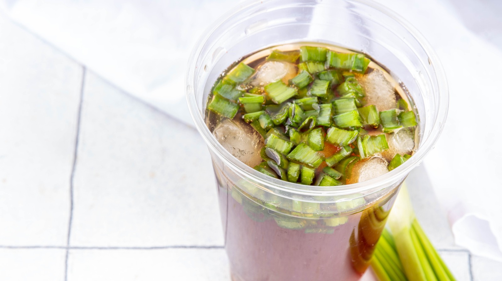 TikTok's Latest Drink Trend Involves Adding Green Onions To Iced Coffee