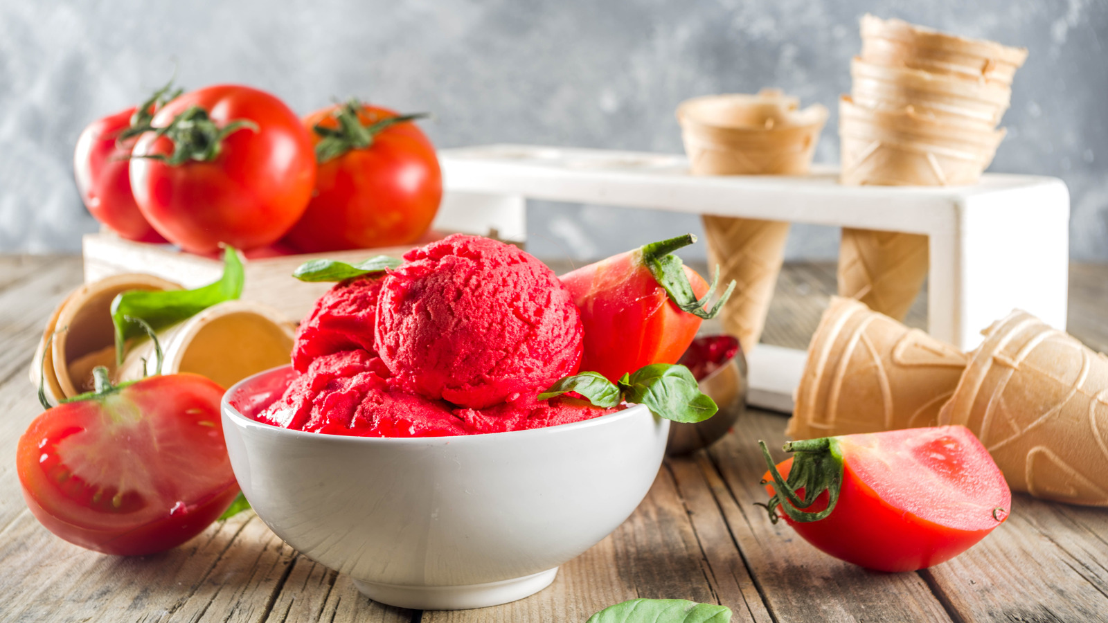 Tomatoes Are The Key To Switching Up Ice Cream Night