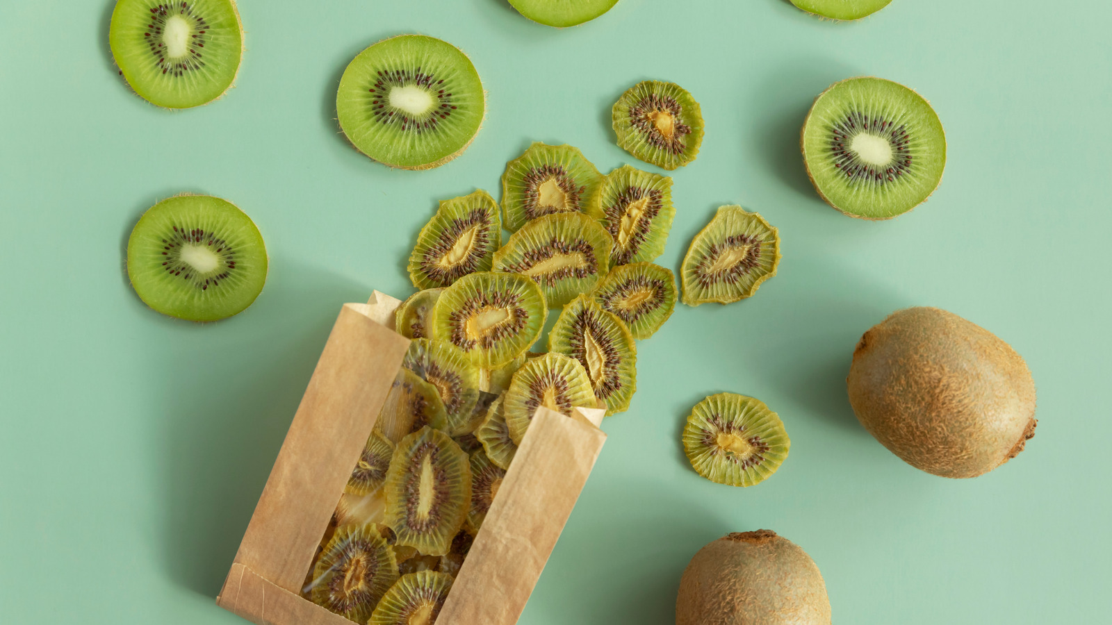 Toss Some Sliced Kiwi In Your Air Fryer For A Sweet And Crunchy Snack