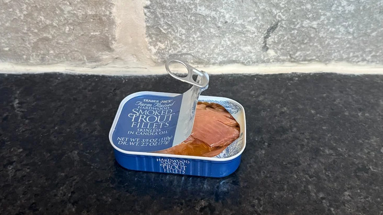 Why Trader Joe's Smoked Trout Fillets Are Their Best Tinned Seafood Item