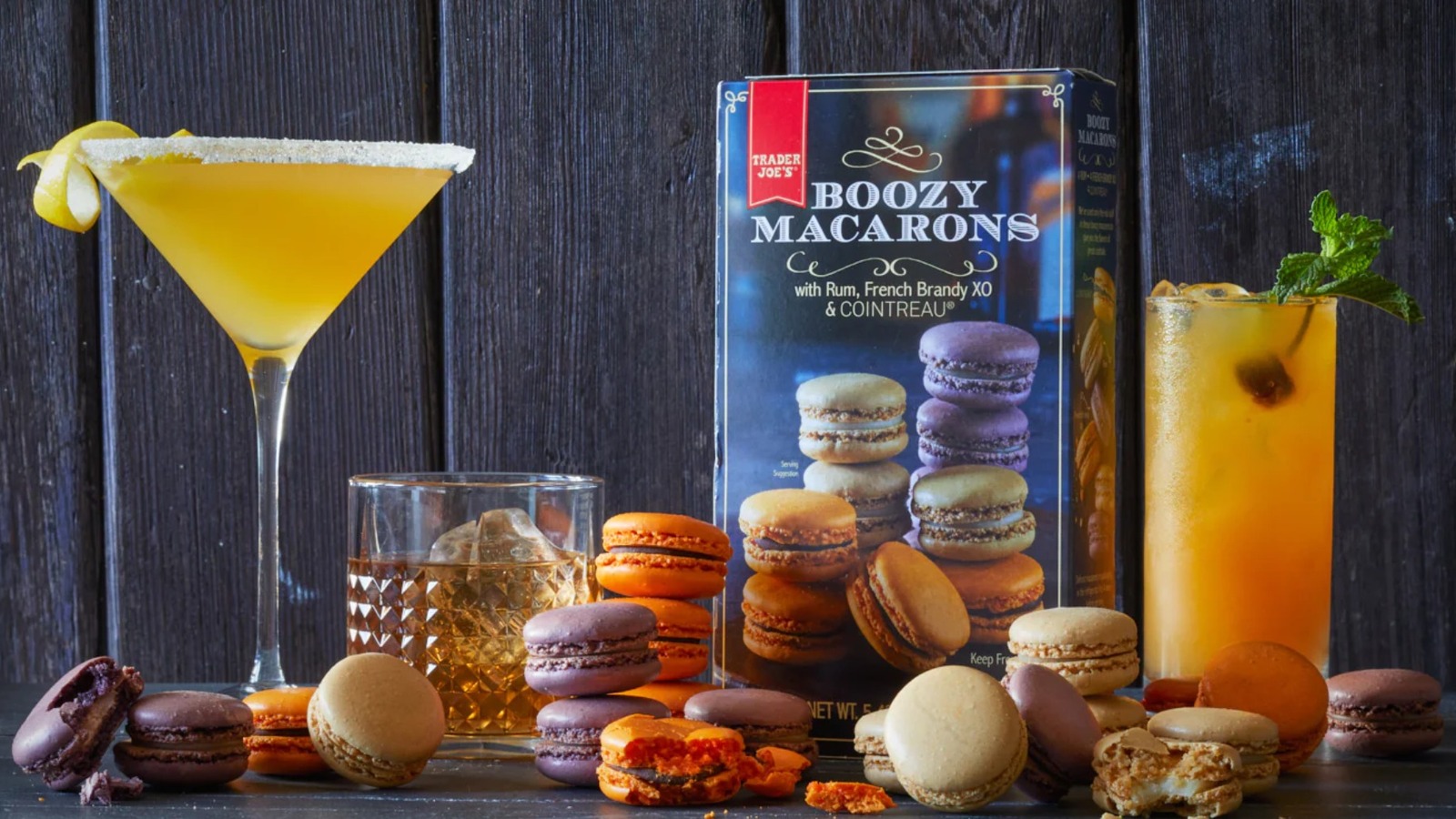 Trader Joe's Boozy Macarons Feature A Trio Of Liquors