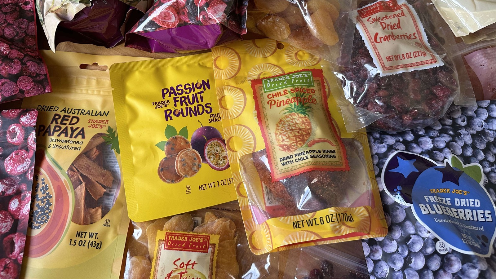 Trader Joe's Dried Fruit, Ranked Worst To Best