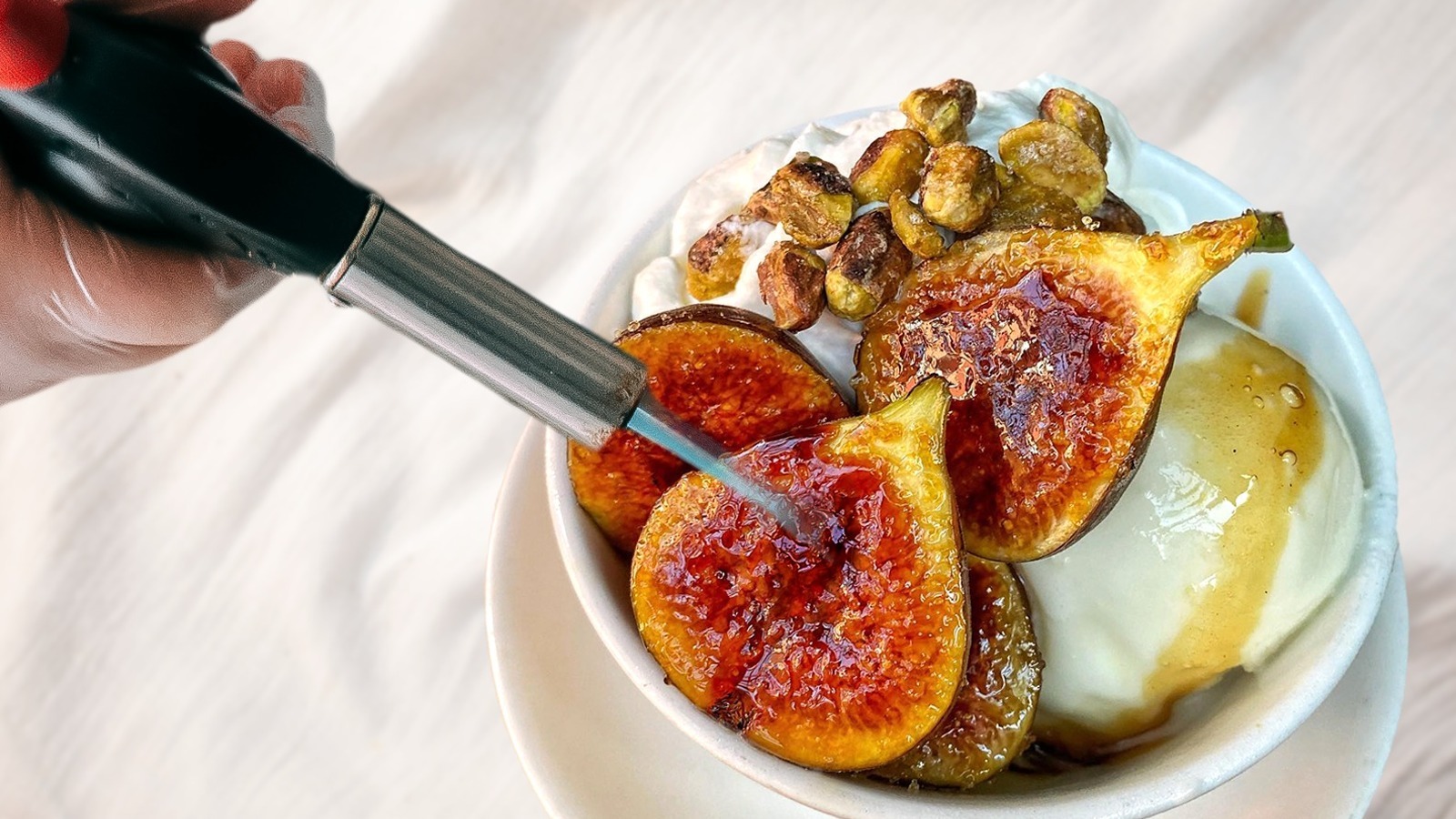 Use Your Kitchen Torch To Brûlée Figs For A Sophisticated Dessert