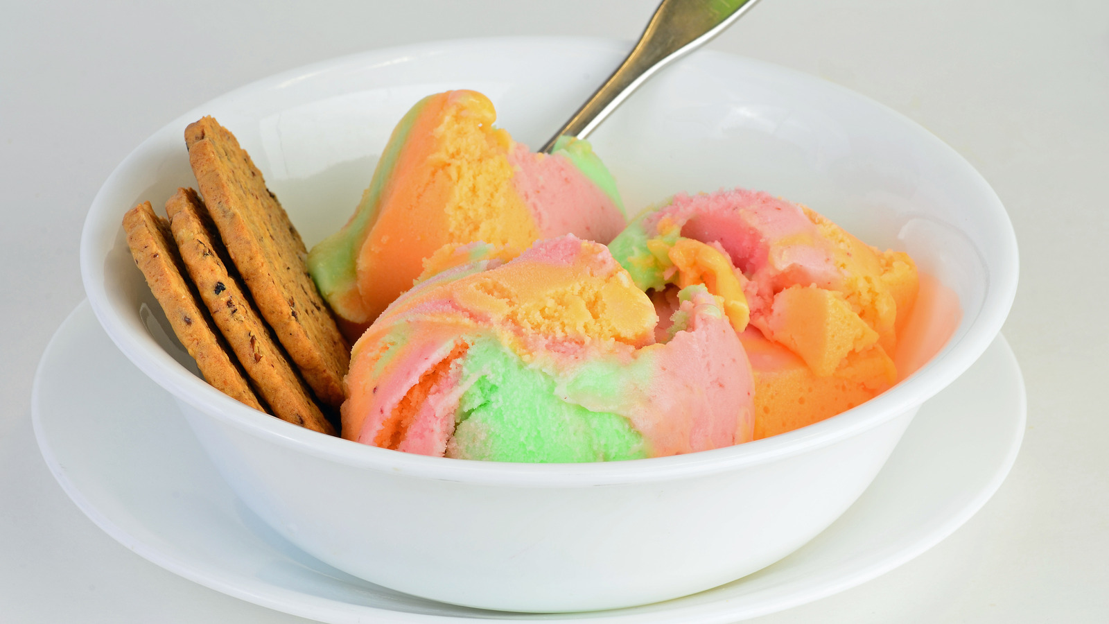 What Flavors Make Up Rainbow Sherbet?