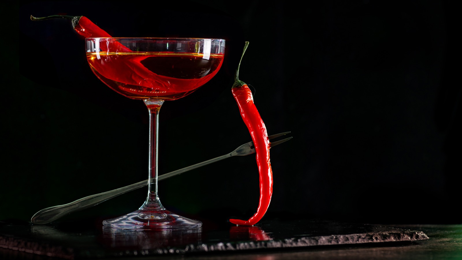 For A Spicy Twist, Garnish Your Martini With A Hot Pepper