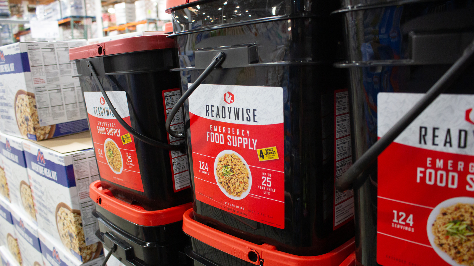 What To Know About Costco's Food Bucket That Will Last You 25 Years