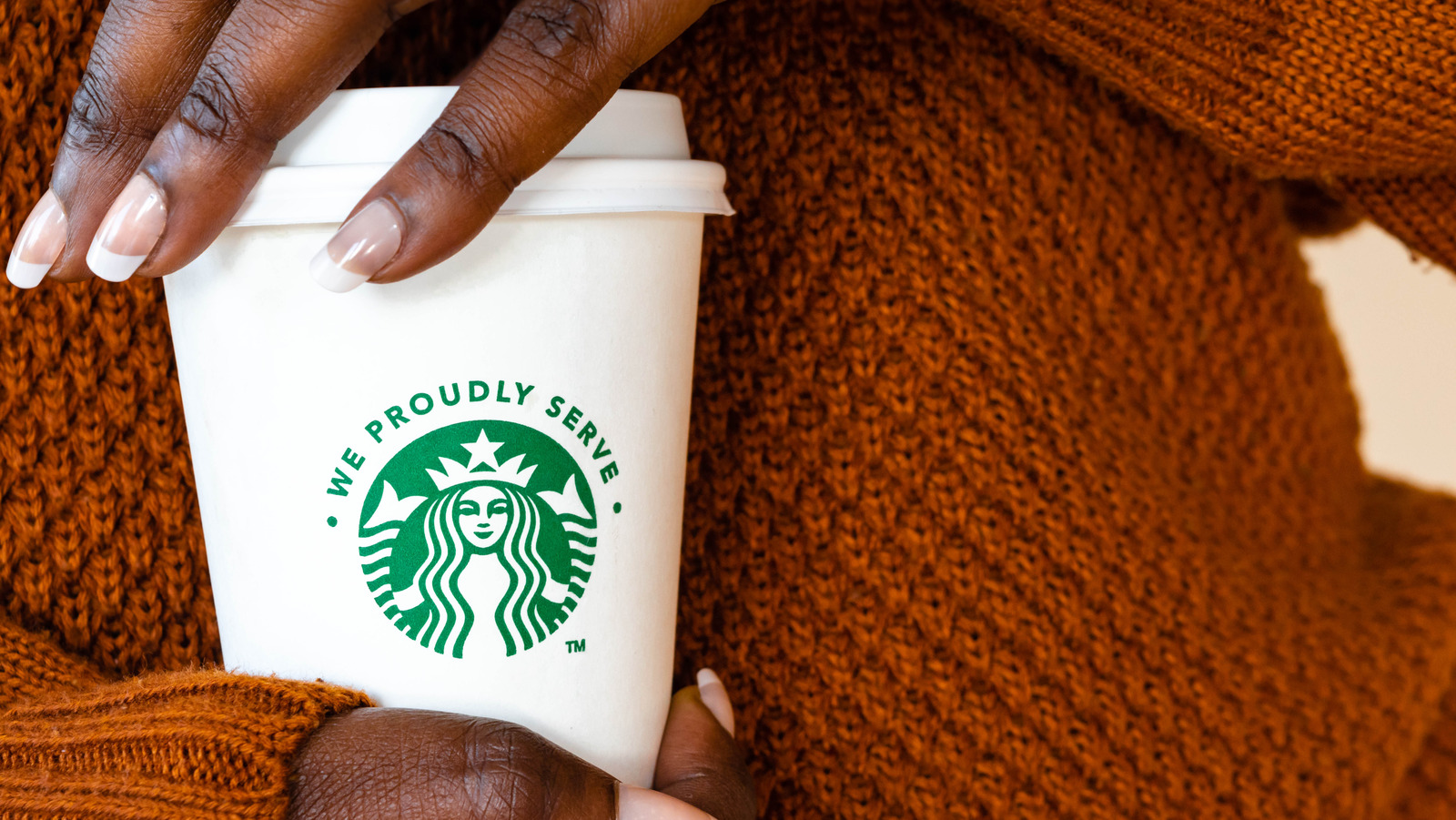 We Proudly Serve Starbucks Logo