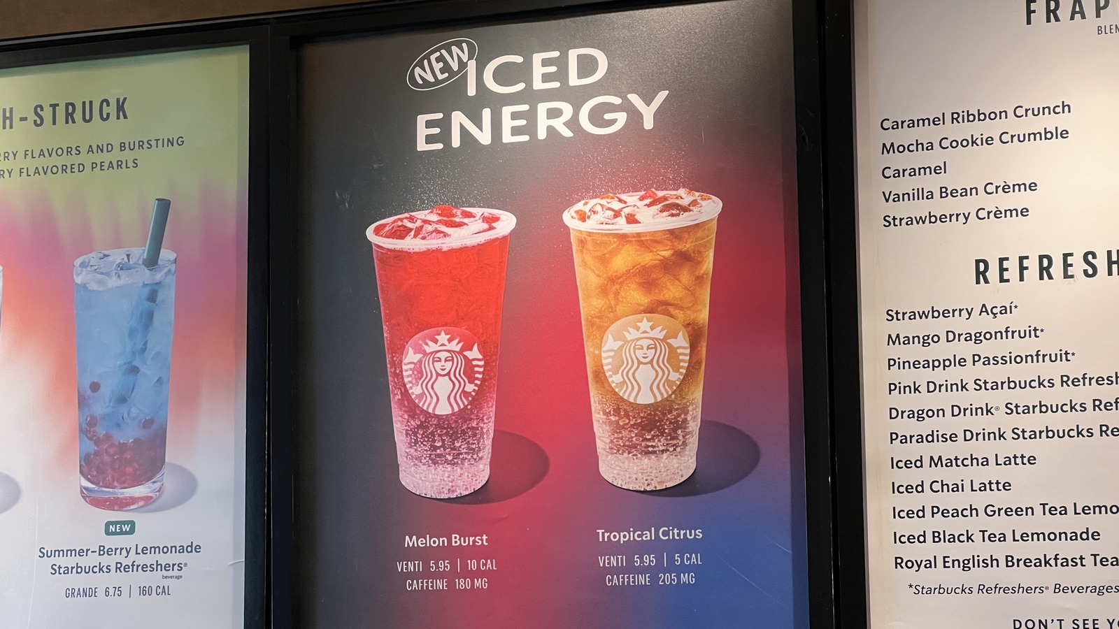 What You Can't Replace When Customizing Starbucks' Iced Energy Drinks