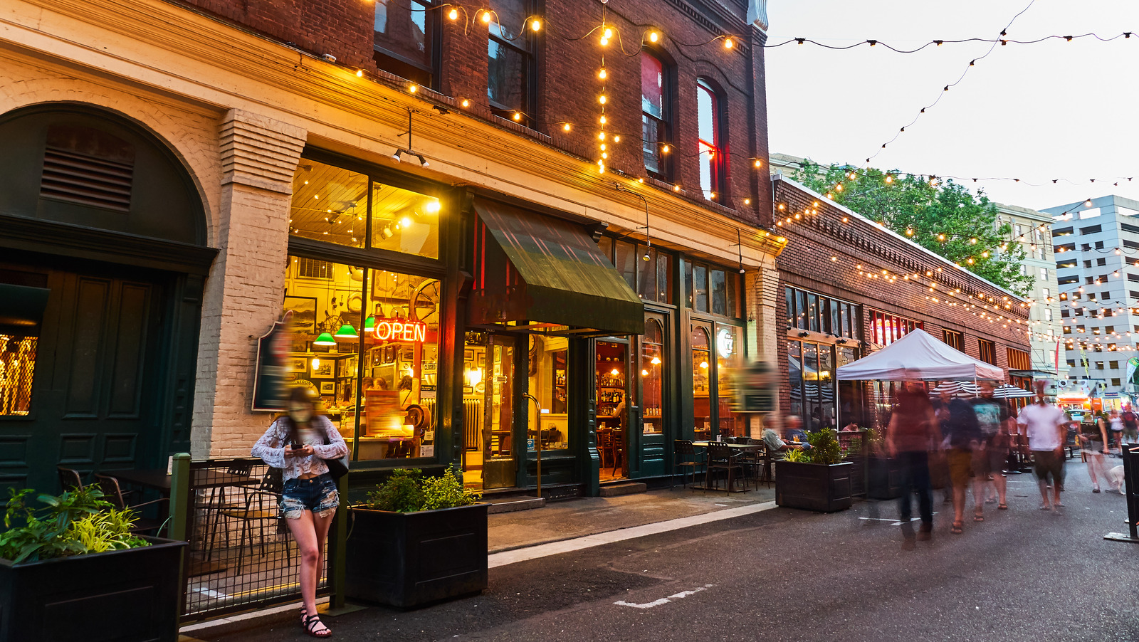 Fancy Restaurant Outside