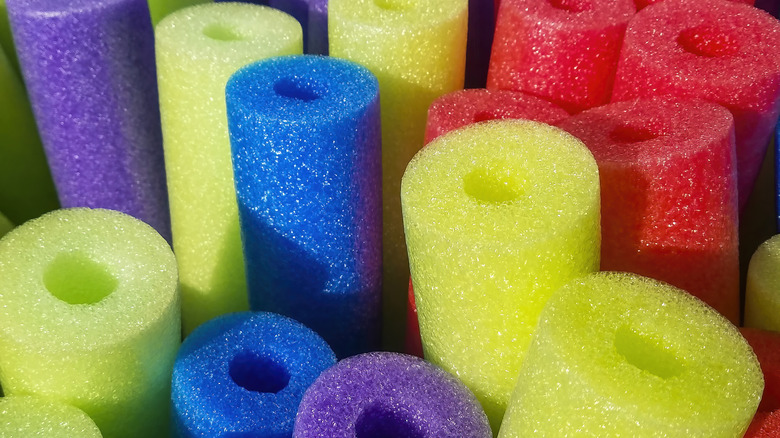 Why DIYers Use Pool Noodles For Cabinet Paint Projects