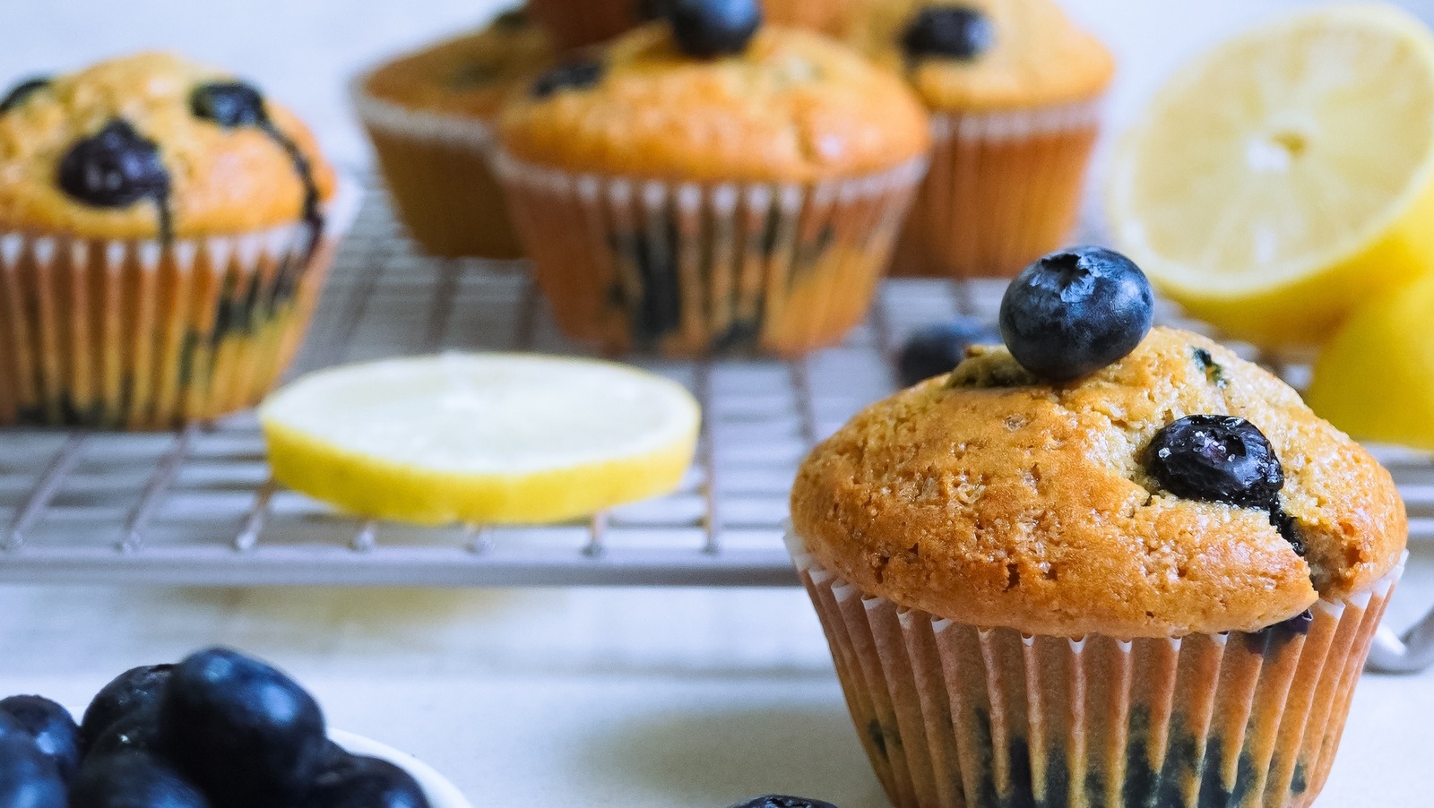Don't Make The Mistake Of Leaving Lemon Juice Out Of Your Blueberry Bakes