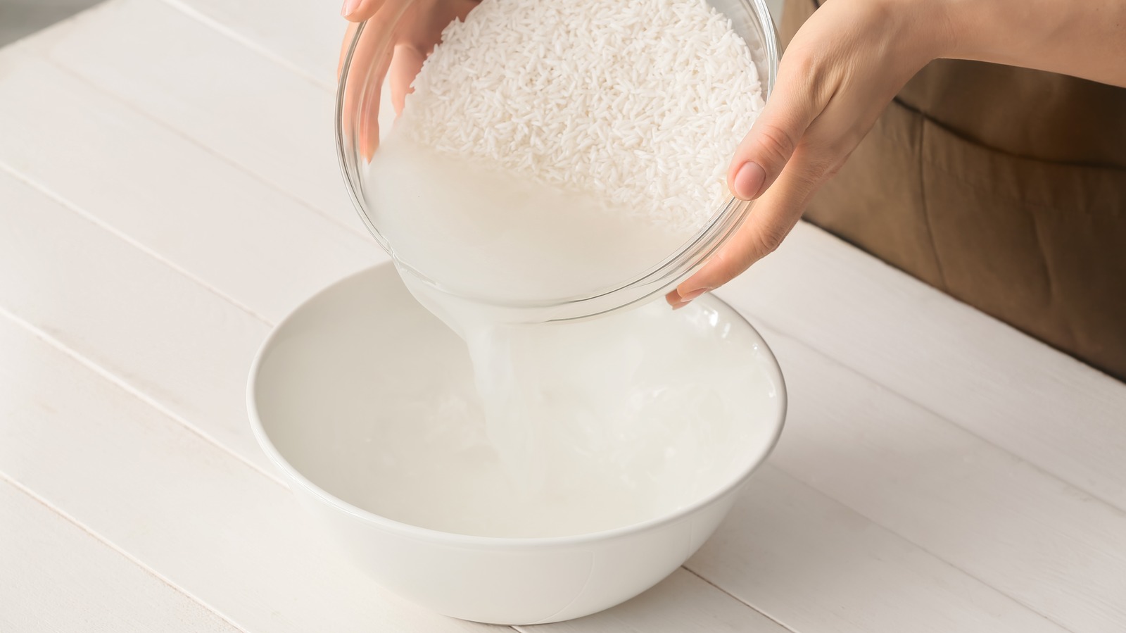 Why You Should Start Saving The Water You Use To Rinse Rice