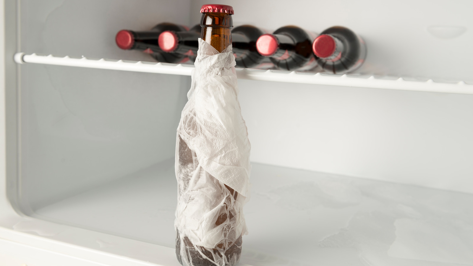 Wrap Beer In A Damp Cloth And Freeze For A Chilled Brew In A Flash