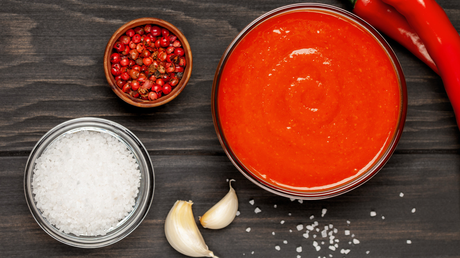 Your Microwave Is All You Need To Make Spicy Sriracha-Flavored Salt