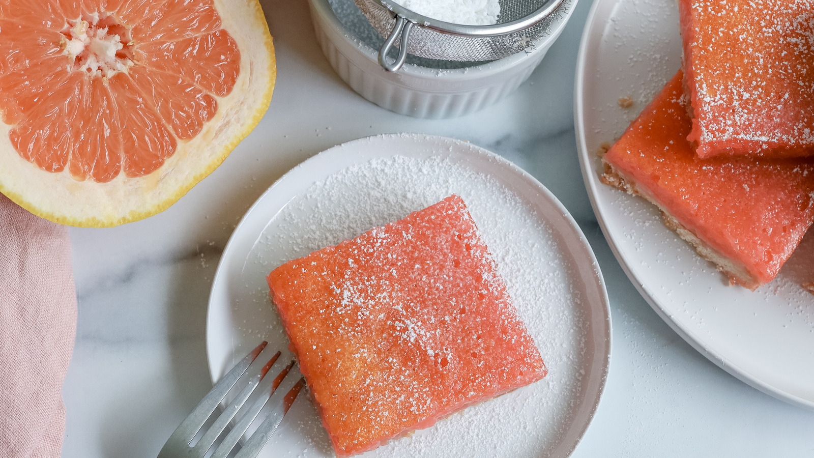Zesty Grapefruit Bars Recipe