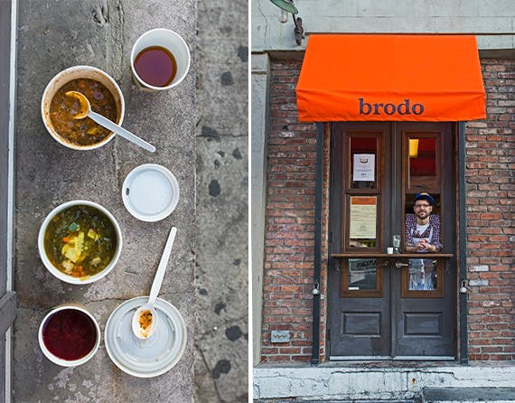 Chef Marco Canora's Brodo Broth Window In The East Village | Tasting ...